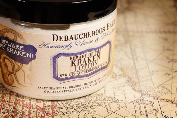 Beware of the Kraken Lotion – Debaucherous Alchemy LLC
