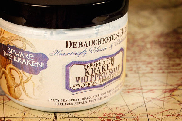 Beware of the Kraken Whipped Soap – Debaucherous Alchemy LLC