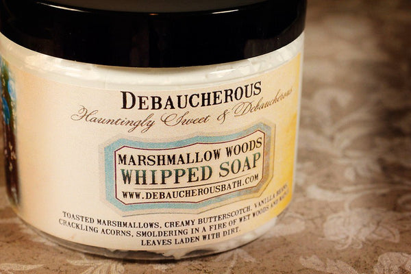 Marshmallow Woods Whipped Soap – Debaucherous Alchemy LLC