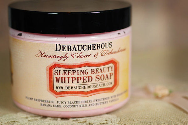 Sleeping Beauty Whipped Soap – Debaucherous Alchemy LLC