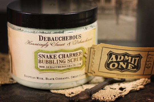 Snake Charmer Bubbling Scrub – Debaucherous Alchemy LLC